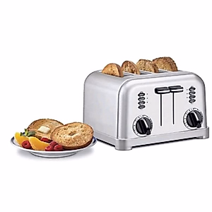 DEIKEB Slivers 4 Slice Metal Classic Toaster13.00 X 12.00 X 9.00 Inches
