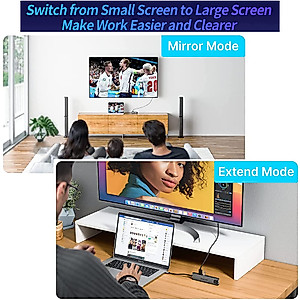 SLAUNT USB C Hub 8 in 1 USB C Adapter Compatible with MacBook Pro/Air M1 iPad Switch Docking Station USB C Ethernet Adapter HDMI Multiport Adapter Laptop USB C Hub TF/SD Card Reader USB PD Charging