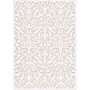 My Texas House by Orian Lady Bird Area Rug, 5'2" x 7'6", Natural Driftwood