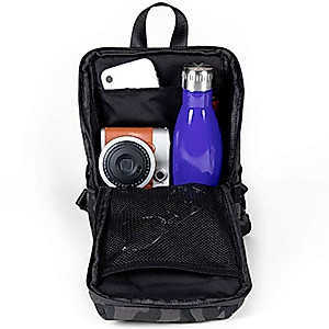 DIME BAGS Omerta Don Carbon Filter Sling Backpack | Crossbody Bag with Activated Carbon Lining (Camo)