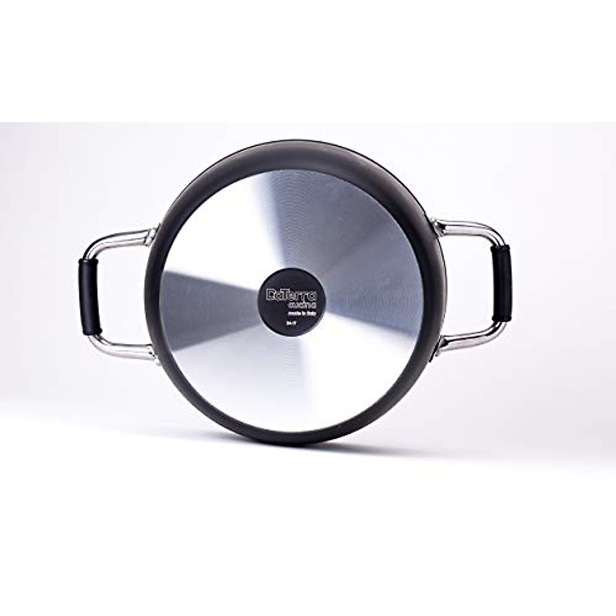 Vesuvio 5 Quart Nonstick Dutch Oven :: Nontoxic Ceramic Coated Stock Pot with Oven Safe Glass Lid