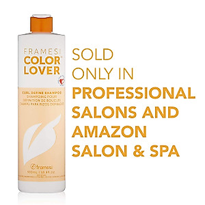 Framesi Color Lover Curl Define Shampoo, 16.9 fl oz, Shampoo for Curly Hair with Quinoa and Aloe Vera, Color Treated Hair