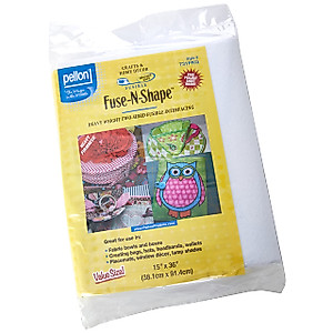 Pellon 731 Fuse-N-Shape Heavyweight Stabilizer 15" x 36" Package