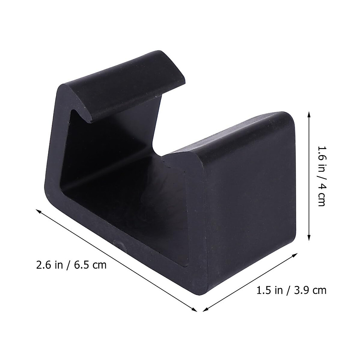 POPETPOP Outside Furnishings 4Pcs Outdoor Furniture Clips- Sectional Sofa Furniture Chair Clip, Wicker Chair Fasteners Home Accessory for Home Shop Office (Black) Outdoor Sofa