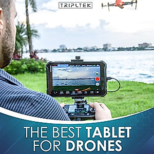 TRIPLTEK 8" PRO (4G LTE, 256GB) Ultra Bright 1200 nits, 8GB RAM, Android 10, Long Battery Life 12200mAh, Rugged Military Construction, Waterproof IP68, Brightest Tablet/Phone on The Market