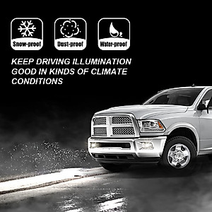 PIT66 Front Bumper Fog Light, Compatible With 11-14 Dodge Charger/10-18 Dodge Journey/11-13 Jeep Grand Cherokee/10-18 Jeep Wrangle/14-16 Jeep Cherokee, Fog Light Lamp Accessories, faros antiniebla