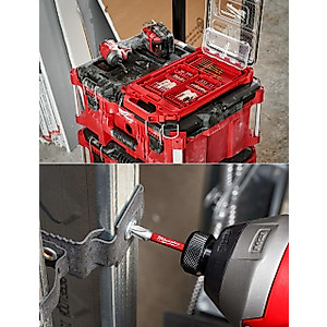 Milwaukee SHOCKWAVE Impact Duty Assorted Alloy Steel Screw Driver Bit Set with PACKOUT Accessory Case (52pc bits, 3pc Holders)