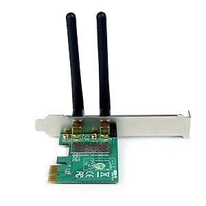 StarTech.com PCI Express Wireless N Card - 300 Mbps PCIe 802.11 b/g/n Network Adapter Card - 2T2R 2.2 dBi - PCIe Wireless Desktop Card , TAA (PEX300WN2X2)