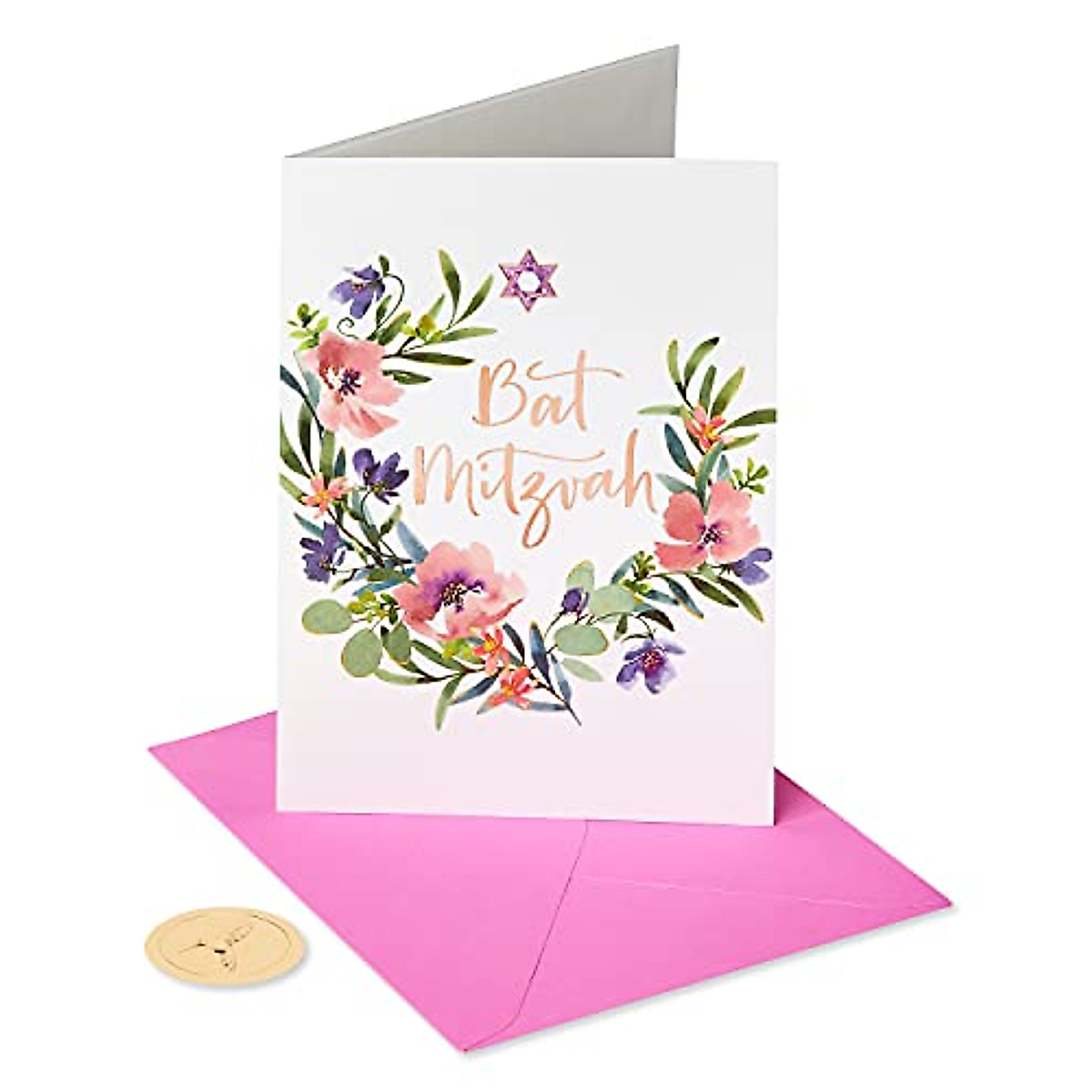 Papyrus Bat Mitzvah Card (Mazel Tov)