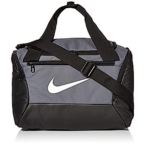 NIKE Brasilia X-Small Duffel - 9.0, Flint Grey/Black/White