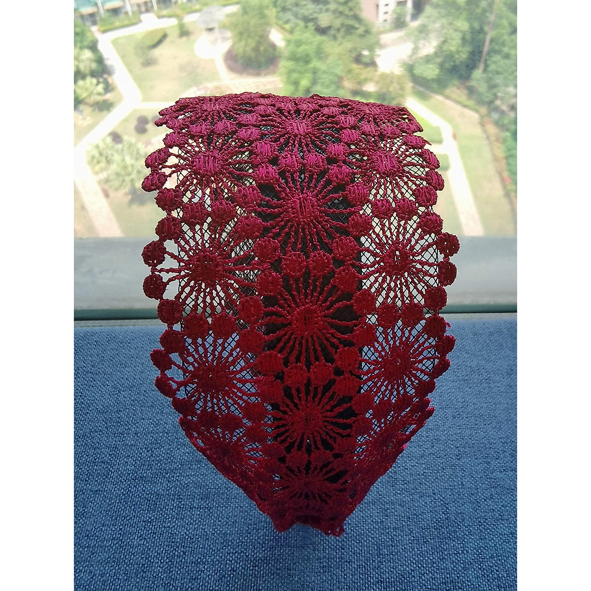 DORIS&JACKY Fashion 2.5 Inch Wide Lace Headbands Elastic Hairbands With Teeth Headwear Accessories For Women And Girls (LACE-5 pcs)…