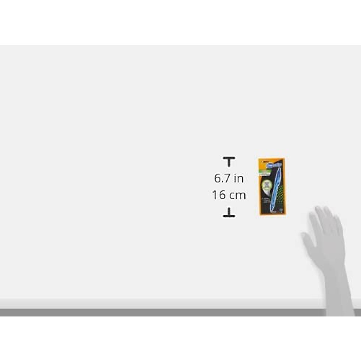 BIC Gel-ocity Quick Dry Blue Gel Pens, Medium Point (0.7mm), 12-Count Pack, Retractable Gel Pens With Comfortable Full Grip