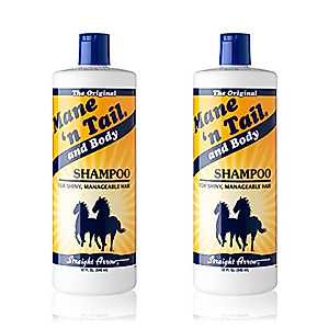 Mane N Tail Shampoo For Horses, 32 Fl Oz (Pack of 2)