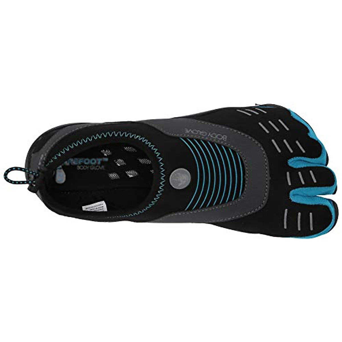 Body Glove womens Water Shoe, Black/Poolside Azure, 8 US