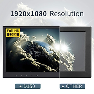 TOGARDFLY 15.6 inch CCTV Monitor, Portable Hdmi Monitor, 1080P Small Hdmi Monitor Screen with Speaker/AV/USB/VGA Port, Second External Display for Laptop,CCTV Monitor for Raspberry PI/Gaming/MacBook