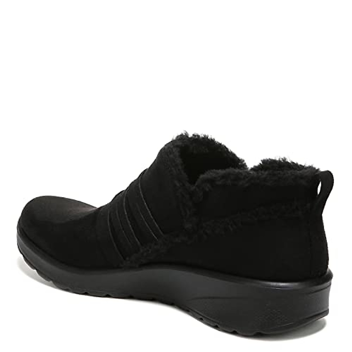 BZees Womens Glide Slip-On Ankle Boot Black 8.5 W