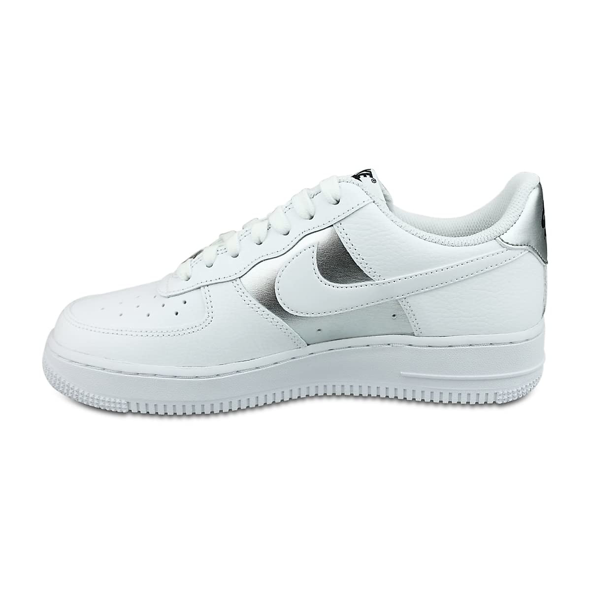 Nike Air Force 1 Womens White/White Black Size 7.5