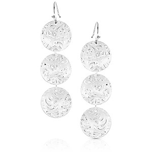 Montana Silversmiths Hailey's Conchos Earrings