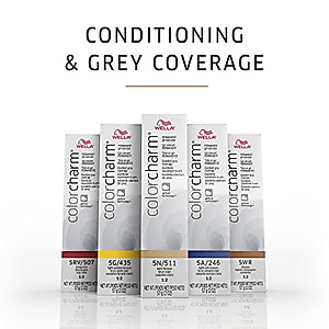WELLA Color Charm Permanent Gel, Hair Color for Gray Coverage, 4bc Iced Espresso