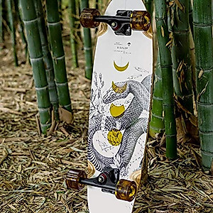 Arbor Pilsner Bamboo Collective Series Cruiser Skateboard Bundled with Swell Skate Tool + Crate White Shark Sticker…