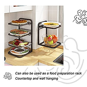 COBKSXUEP Metal Under Kitchen Sink Organizers and Storage Kitchen Cabinet Pan Organizers and Storage for Kitchen Rack Gadgets Home Pantry Griddle Pan Organization