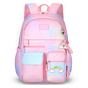 cotmcor Backpacks for Girls, Kids Backpack, Cute Bookbag Bunny School Bag for Kindergarten and Elementary