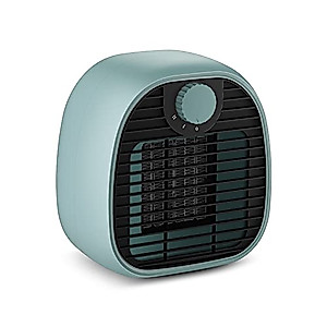 Outdoor Garden Heater Small Ceramic Space Heater Electric Portable Desktop Heater for Home Office And Kitchen Indoor Use Patio Heater (Color : Grey)