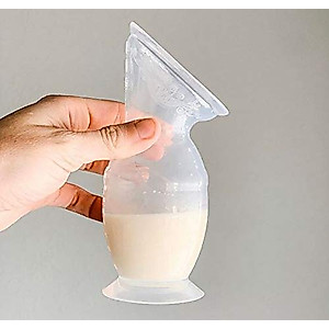Haakaa New Silicone Breast Pump 150ML with Suction 100% Food Grade Silicone BPA PVC and Phthalate Free (150ml)