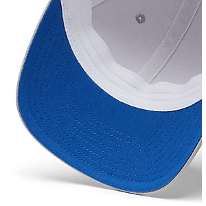 Columbia Unisex PFG Mesh Ball Cap, Cool Grey/White/Vivid Blue/Marlin, S/M