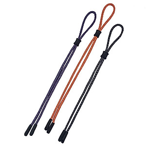 DECKER Eyewear Retainer Universal Fit Eyeglasses Lanyard 3PCS Reflective Glasses Strap One Size Fits Most Adjustable Sports Glasses Holder for Men and Women