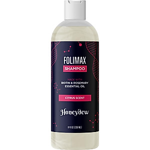 Biotin and Rosemary Shampoo for Thinning Hair - Sulfate Free Biotin Shampoo for Men with Hair Thickening Essential Oils - Deep Cleansing Volumizing Shampoo for Thin Hair with Zinc and Tea Tree Oil