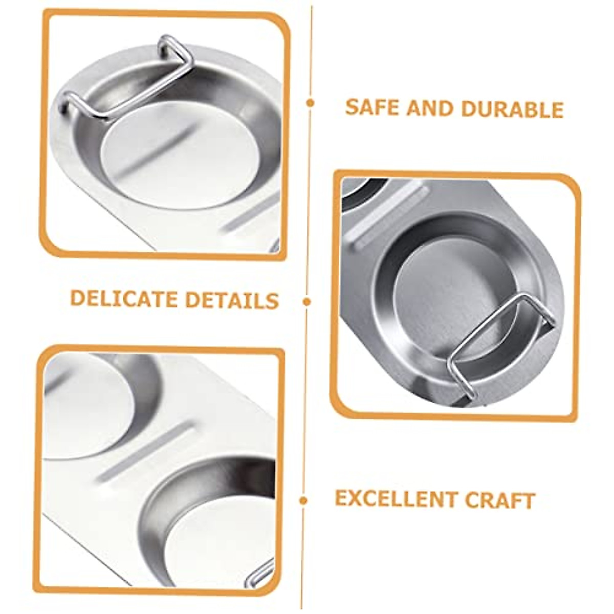 Zerodeko 3pcs stainless steel spoon rack spoon holder hot pot spoon rack lid holder utensil holder utensil rest stove organizer household scoop holder spoon storage holder home spoon rack