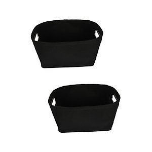 ABOOFAN 2pcs Felt Storage Basket Home Storage Basket Foldable Storage Basket Felt Basket Living Room Basket Durable Storage Basket Tabletop Basket Sundry Basket Material Cosmetic Child