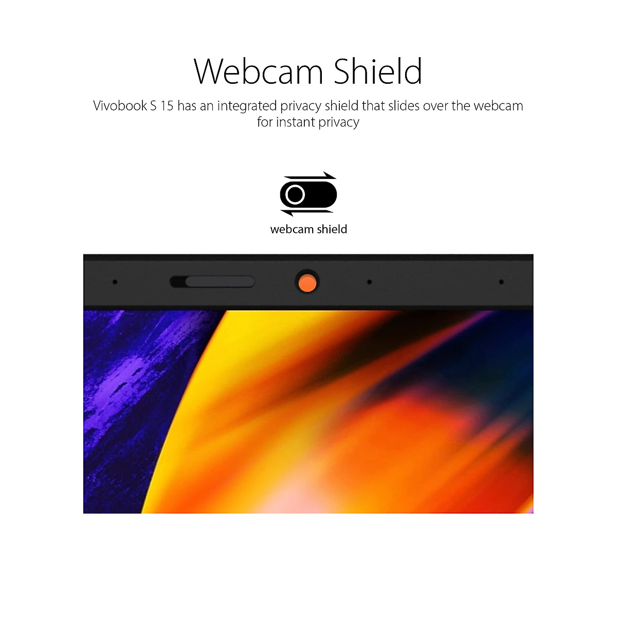 ASUS VivoBook S 15 Slim Laptop, 15.6" FHD Display, AMD Ryzenâ„¢ 7 5800H CPU, AMD Radeon Graphics, 8GB RAM, 512GB SSD, Windows 11 Home, Fingerprint Reader, Indie Black, S3502QA-DS71