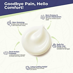 Sombra Original Warm Therapy Gel Cool to Warm Relief for Arthritis and Chronic Pain Pre-Workout Muscle Rub Vegan Formula Free of Artificial Fragrances, Dyes, NSAIDs, Wax, Petroleum, Alc - 3oz Per Roll