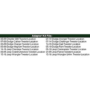 Exact Fit Tweeter/Speaker Adapter Spacer Rings For Dodge, & Jeep - SAK077_2-1 Pair