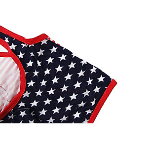 sandbank Men American Flag Wrestling Singlet Jockstrap Bodysuit Active Underwear (XL,Golden Leopard)