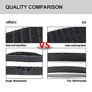 POLIWELL 6 Inch (150mm) Interface Pad Hook and Loop Soft Sponge Cushion Buffing Pads, 2 Pack