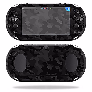 MightySkins Skin Compatible with Sony PS Vita (Wi-Fi 2nd Gen) wrap Cover Sticker Skins Black Camo