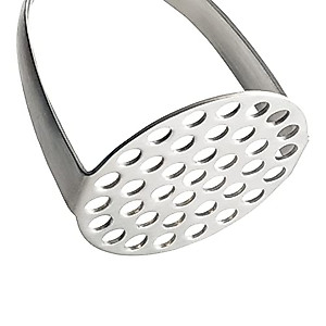 Millvado Potato Masher Stainless Steel, Best Mashed Potatoes Masher Kitchen Tool, Potato Smasher For Potatoe, Avocado, Sweet Potato, Beans, Large Heavy Duty Metal Mashing Utensil, 12.5 Inch