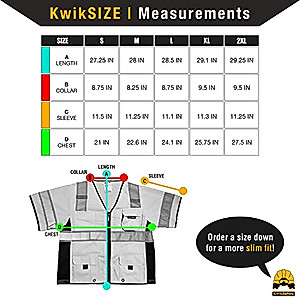 KwikSafety - Charlotte, NC - EXECUTIVE Safety Vest [10 POCKETS] Class 3 ANSI OSHA High Visibility Reflective Heavy Duty Mesh iPad Pocket HiVis Men Construction Work Gear/Yellow Large