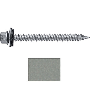 Metal Roofing Screws: (250) 10 x 2 Galvanized Hex Head Sheet Metal Roof Screw. Self Starting Metal to Wood siding Screws. EPDM Washer. No Paint