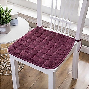 TUNKENCE Kitchen Chair Cushions Desk Chair Cushion Chair Pad with Back Support Seat Cushions Pillows with Ties for Dining Chairs, Office Soft and Comfortable
