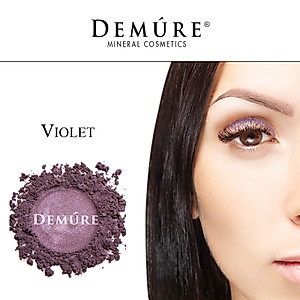 Demure Mineral Make Up (Violet) Eye Shadow, Shimmer Eyeshadow, Loose Powder, Glitter Eyeshadow, Organic Makeup, Eye Makeup, Natural Makeup, Organic Eyeshadow, Natural Eyeshadow, Professional Makeup