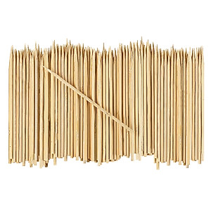 Comfy Package [100 Count] 6 Inch Bamboo Wooden Skewers For Grilling, Shish Kabob, Fruits, Appetizers, and Cocktails
