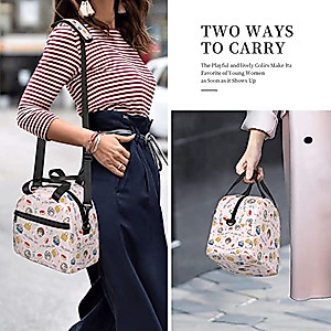 Goewrao Woman Lunch Box Lunch Bag Insulated Tote Lunch Bags For Adults Office Picnic Work Travel Gifts