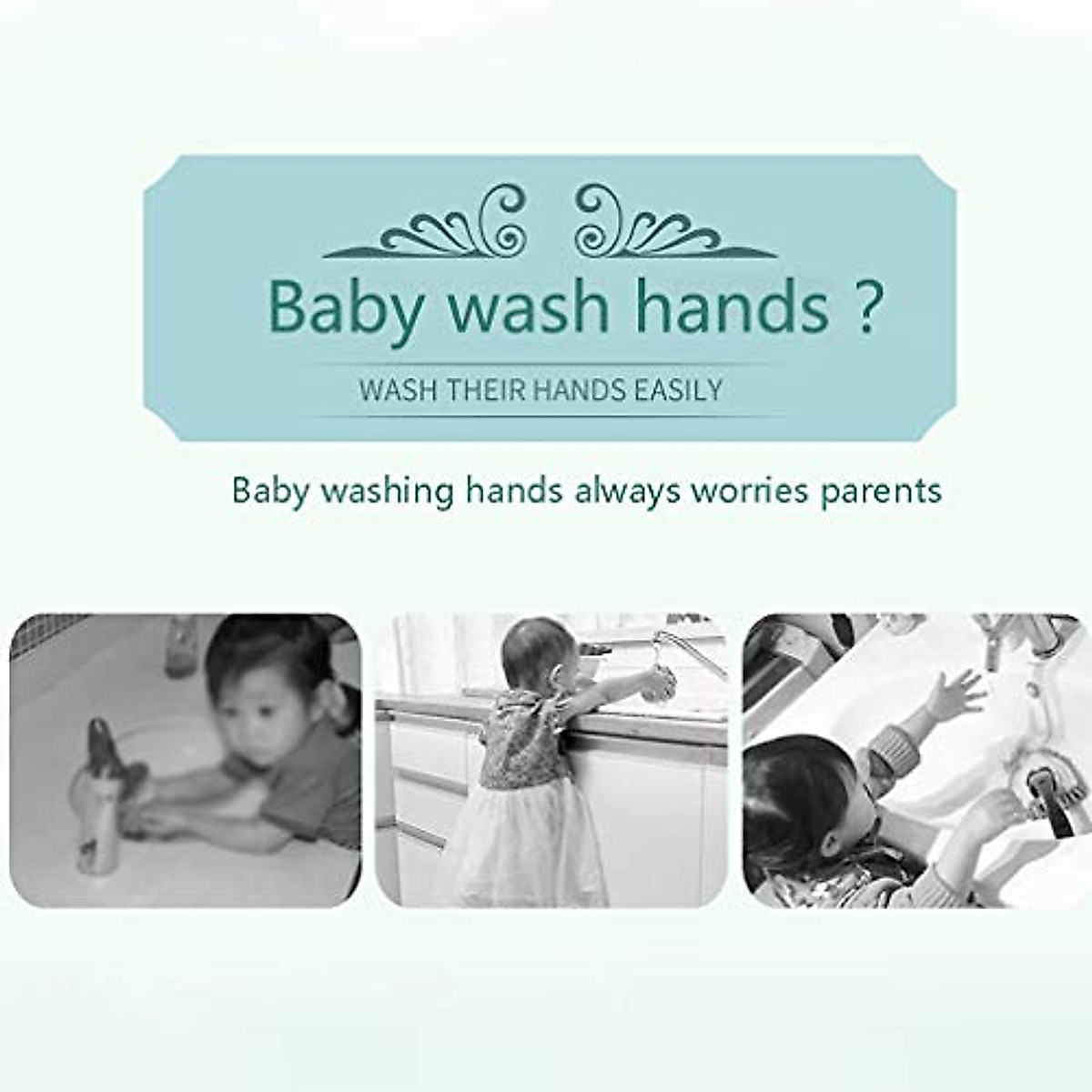 Faucet Extender Silicone Faucet Cover Faucet Extender for Toddlers Babies Kids Children (blue+green)