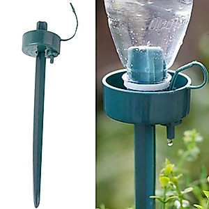 Happyyami PCS Plant Self Watering Spike Slow Release Valve Switch Automatic Irrigation Watering Drip System Dripper Stake for Potted Plants Vacation Plants Indoor Outdoor