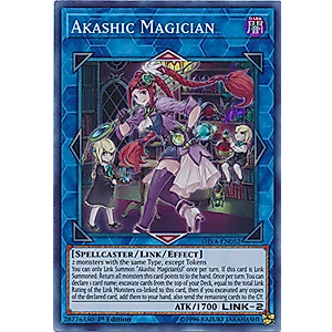 Yu-Gi-Oh! - Akashic Magician - SHVA-EN052 - Super Rare - 1st Edition - Shadows In Valhalla