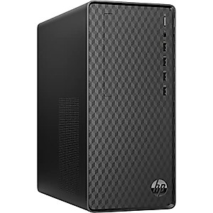 HP Desktop Computer 12th Gen (Intel i3-12100 4-Core, 8GB RAM, 256GB SSD, Intel UHD 730, AC WiFi, BT, 1 HDMI, 4 USB 3.1, Dark Black, Win 11 Home) with Dockztorm Hub